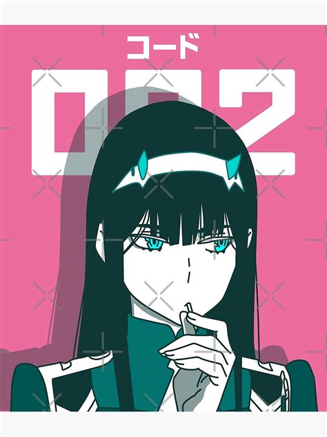 Code Zero Two Poster For Sale By Semzig Redbubble