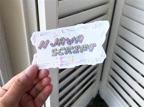 HTML CSS Javascript Transparent Stickers Coding Etsy