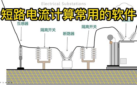 变电站电气一次部分设计短路电流计算常用的软件 电力一哥 电力一哥 哔哩哔哩视频