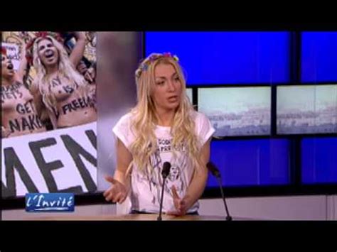 Inna SHEVCHENKO Les Seins Nus Des FEMEN Sont Des Armes De Combat