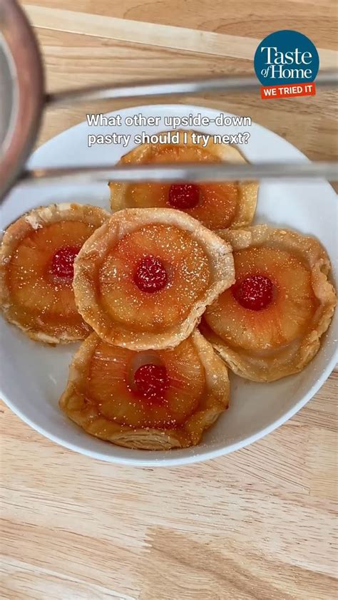 We Are Drooling Over These Viral Pineapple Upside Down Pastries Video