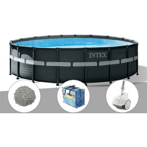 Intex Piscine Kit Piscine Tubulaire Ultra Xtr Frame Ronde 549 X 132