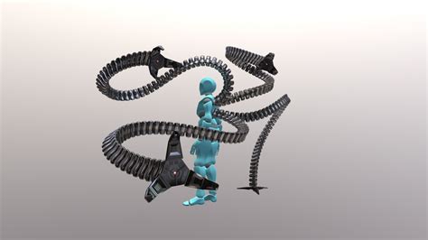 Doctor Octopus Rigged Robotic Tentacles Download Free 3d Model By
