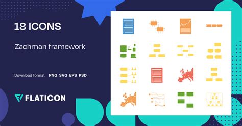 Zachman Framework Icon Pack SVG Icons