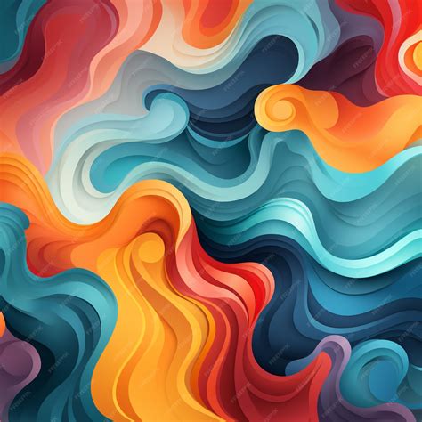 Premium Ai Image Abstract Background With Dynamic Effect Modern Pattern Vector Illustration