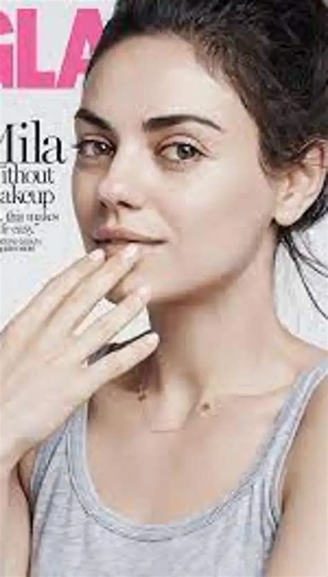 Las Fotos De Mila Kunis Sin Maquillaje
