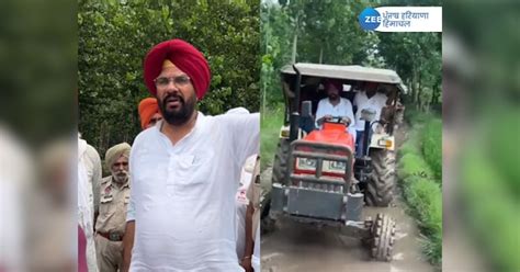 Punjab Floods 2023 ਹੜ੍ਹ ਦੇ ਪਾਣੀ ਵਿੱਚ ਟਰੈਕਟਰ ਰਾਹੀਂ ਜੰਗਲ ਪਾਰ ਕਰਕੇ ਲੋਕਾਂ