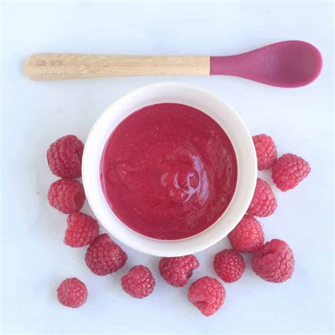 Fresh Raspberry Puree 5 Minutes To Make And Easy To Freeze
