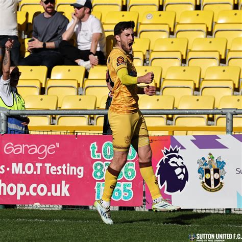 Match Report Sutton United 1 1 Southend United Sutton United