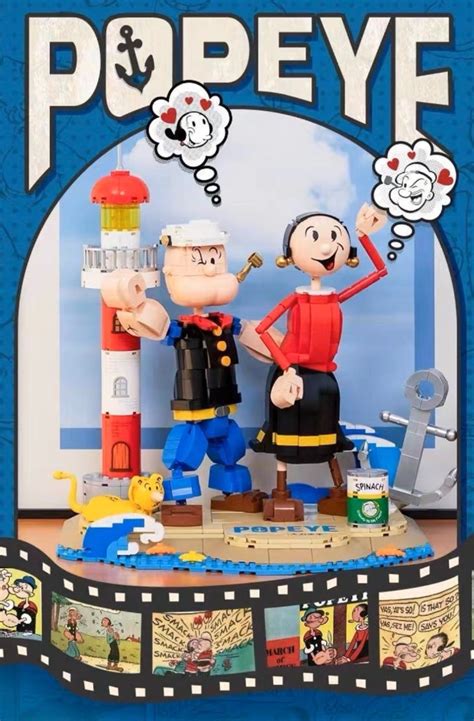 Popeye And Olive Oyl Lego Hobbies And Toys Toys And Games On Carousell