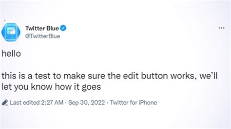 Technology News Twitter Showcases Its Edit Tweet Button By Tweaking