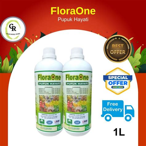 Jual Flora One Pupuk Pgpr Rhizobium Sp Cair Fungisida Hayati Cair