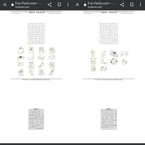 Fun Fonix Phonics Word Search Phonics Worksheets Phonics Phonics