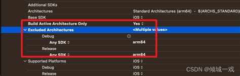 Xcode14 解决 Building For Ios Simulator But File For Architecture