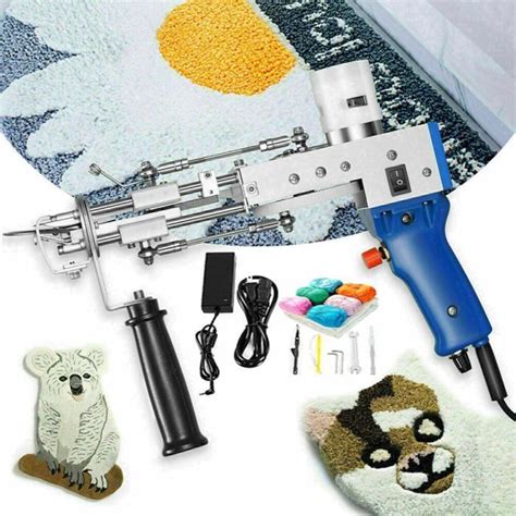 Tufting Gun Kit 2 en 1 Pistolet À Touffeter Électrique 7 21mm Tufting