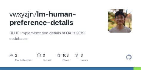 Github Vwxyzjnlm Human Preference Details