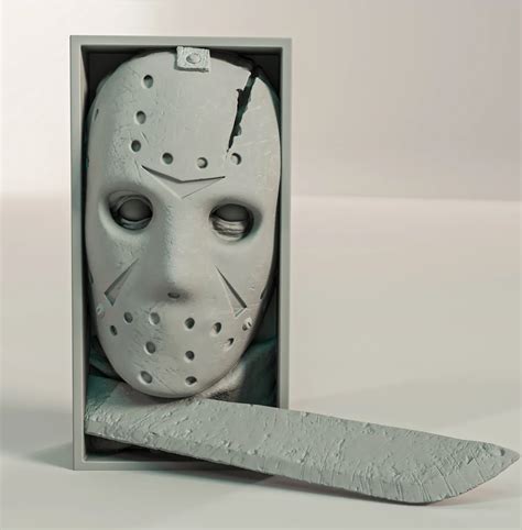 Jason Voorhees Book Nook 3d Printer Model Files