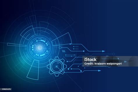 미래 기술 추상적 템플릿 혁신적인 가상 사용자 인터페이스 Hud 화살표 속도 배경 벡터 0명에 대한 스톡 벡터 아트 및 기타 이미지 Istock