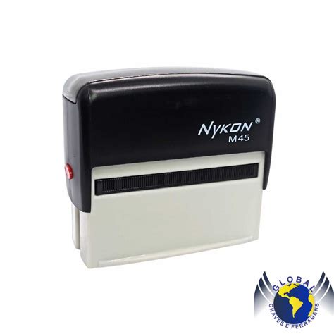 Carimbo Nykon M45 Preto 25X82MM Global