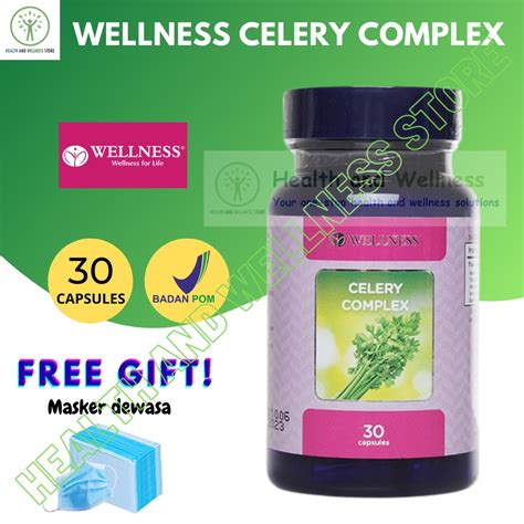 Jual Wellness Celery Complex 30 Capsules Kapsul Suplemen Hipertensi