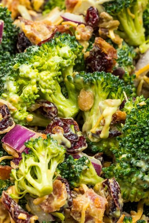 Broccoli Salad With Bacon Steps To The Best Dressing