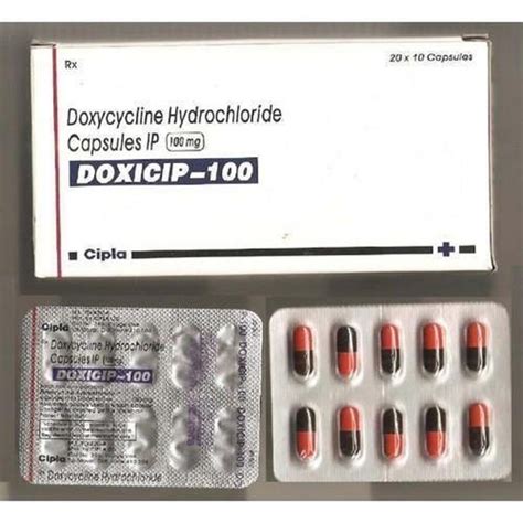 Doxicip 100mg Doxycycline Hydrochloride Tablet At 999 Box In Nagpur