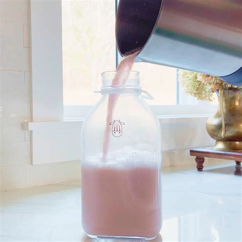 Raspberry Milk Almond Cow