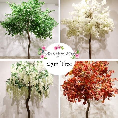 2 7m Artificial Tree Midlands Flower Wall Company