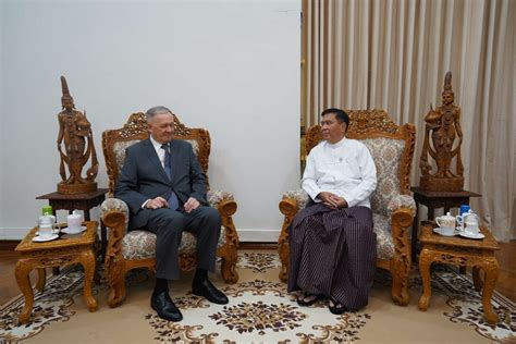 ပြည်ထောင်စုဝန်ကြီး ဒေါက်တာမျိုးသိန်းကျော် တာဝန်ပြီးဆုံး၍ ပြန်လည်ထွက်ခွာမည့် မြန်မာနိုင်ငံဆိုင်ရာ