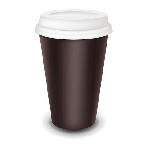 Premium Vector Paper Glass For Coffee Isolated