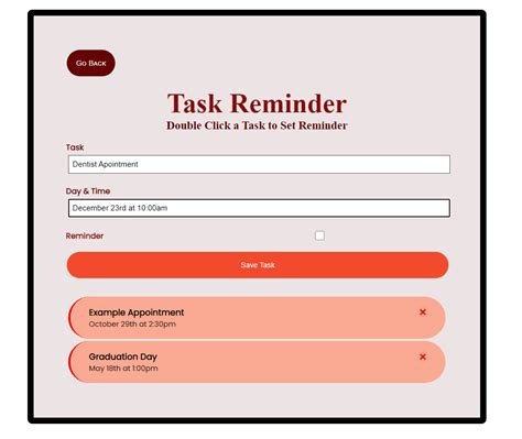 GitHub Dwasd Task Reminder App