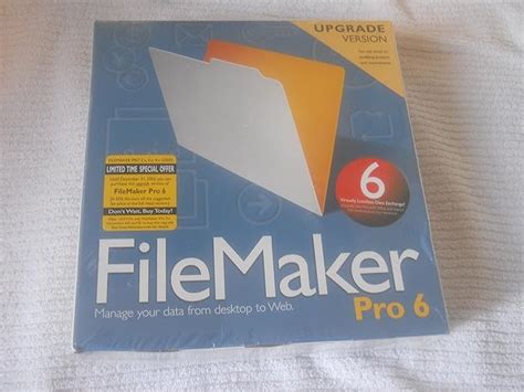 Amazon Com FileMaker Pro 6 Upgrade Mac