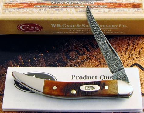 Case Damascus Toothpick Knife Forged Devin Thomas Damascus Brand New