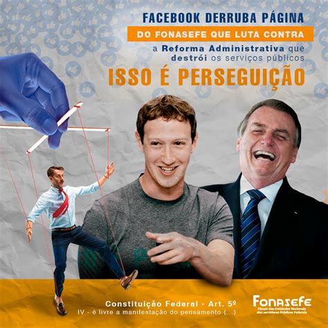 Facebook Remove Página Da Campanha Em Defesa Do Serviço Público Contra