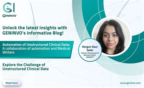 Geninvo On Linkedin Automation Of Unstructured Clinical Data A