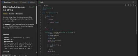 Leetcode Problem Find All Anagrams In A String Pallavi Oli Posted On