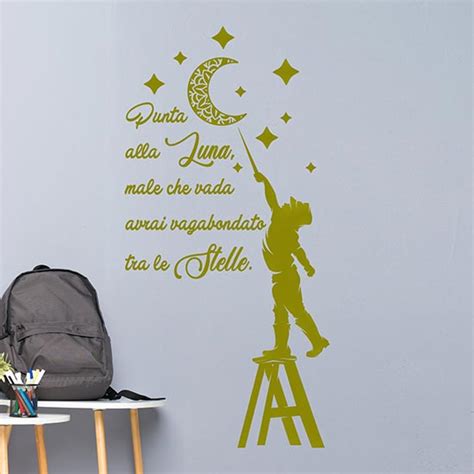 Scritta Adesiva Da Parete Decorazione Murale Con Frase Per Arredare