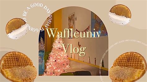 Sub와플대학27 마늘의 민족 갈릭와플 출시🧄🧇 미리크리스마스🎄🎅🏻🎁💝 Cafevlog 카페알바브이로그