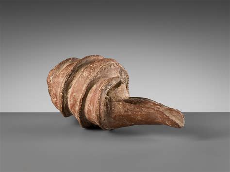 Lot 595 A Rare Pottery Conch Shell Angkor Period