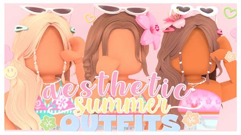 Summer Roblox Outfits W Codes And Links Alovriee ̥ ˚ 🌴🌸🐚 Youtube
