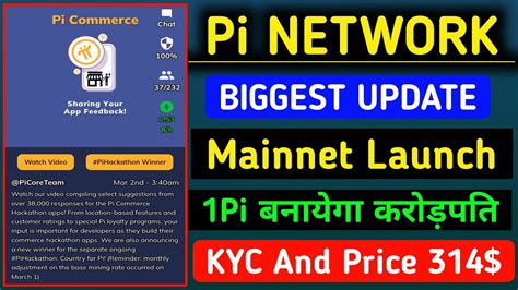 pi network new update pi network mainnet launch pi network price in india pi hackathon update
