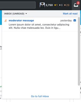 Filtering Unread Inbox Notifications Only Displays Items That Are