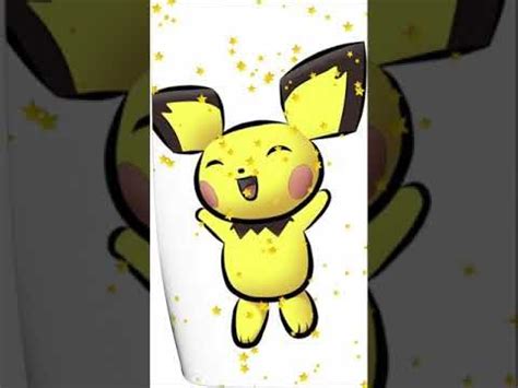 New pokemon snap Como desenhar Passo a Passo Fácil How to draw Pichu