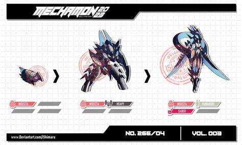 Mechamon No 266 04 Vol 003 By I5himaru On Deviantart