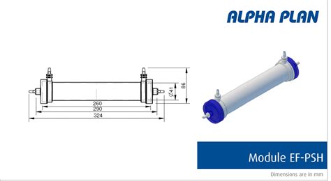 Microfiltration Membrane Modules Alpha Plan