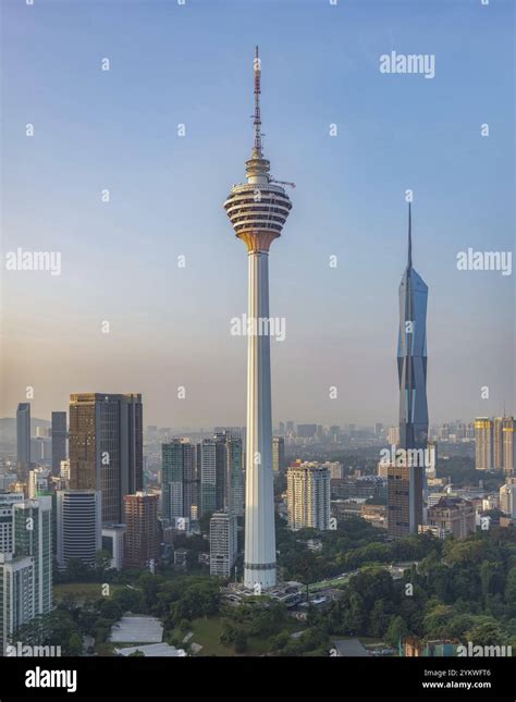 A Picture Of The Menara Kuala Lumpur And Merdeka 118 Towers At Dawn