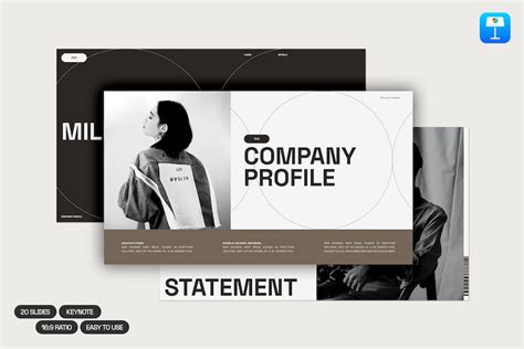 Профиль компании Айрис Keynote Шаблоны презентаций Envato Elements