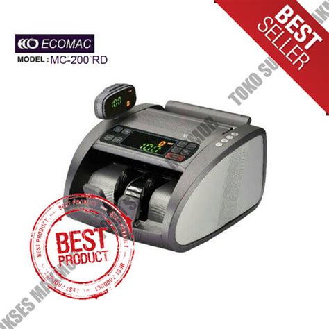 Jual ECOMAC MC 200 RD Mesin Hitung Uang Money Counter Sensor UV MG