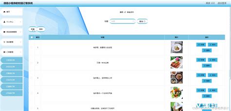 Springbootjavaphpnodepython微信小程序的校园订餐系统【计算机毕设】 Csdn博客