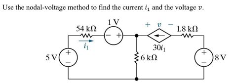 Solved Use The Nodal Voltage Method To Find The Current I1